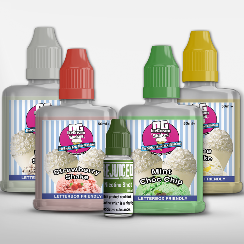 240ml OG Ice CreamShake by Dripworx with free nicotine shots